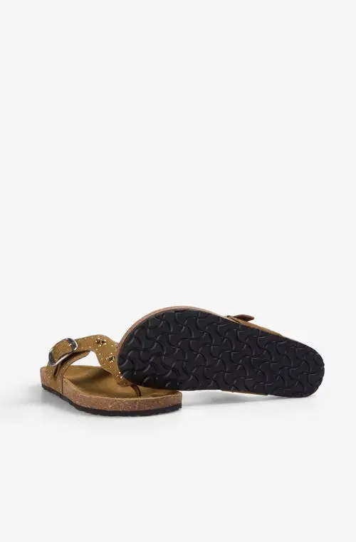 SCALPERS Bio T Studs Sandal - Camel