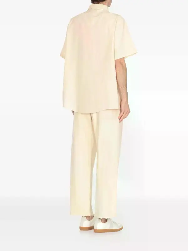 MAISON MARGIELA Short-sleeve Chest-pocket Shirt - Neutrals
