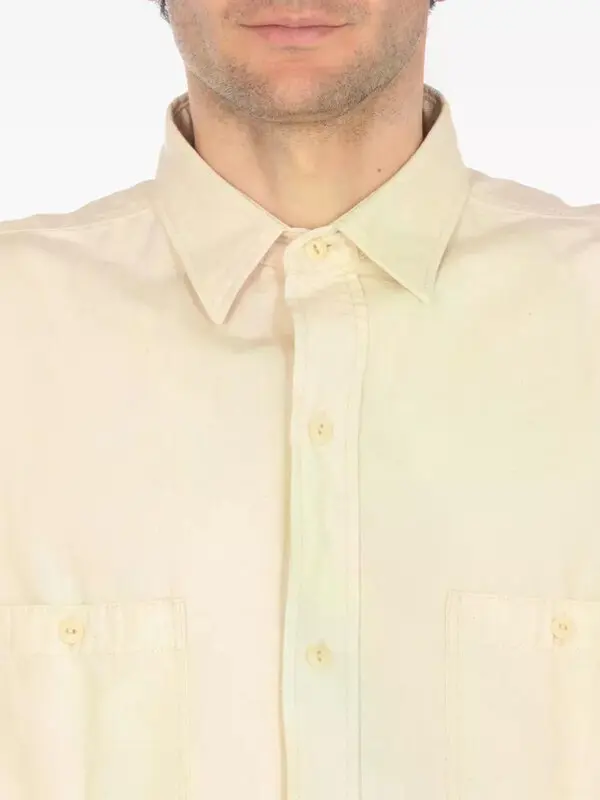 MAISON MARGIELA Short-sleeve Chest-pocket Shirt - Neutrals