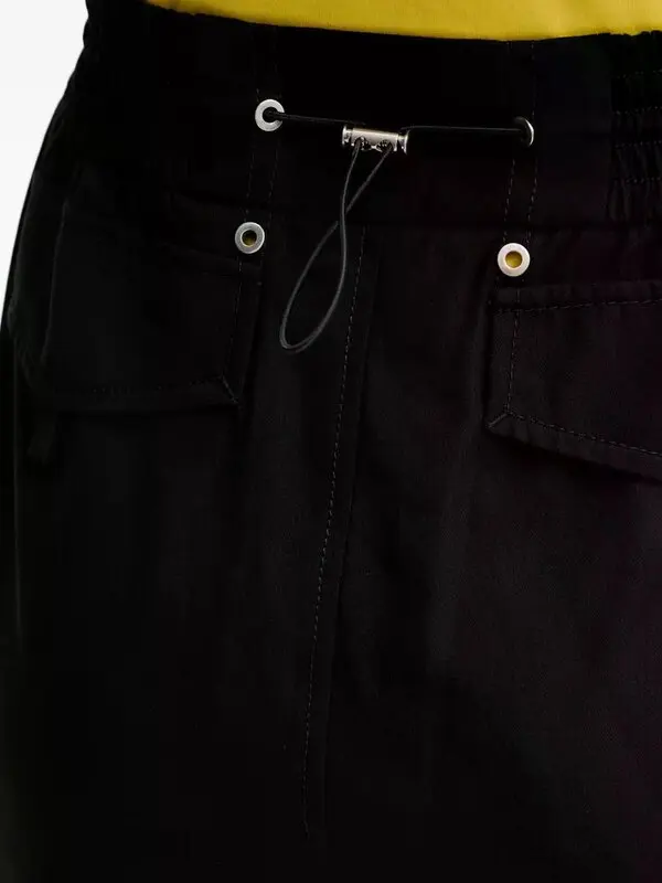 Pinko Elasticated Cotton Midi Skirt