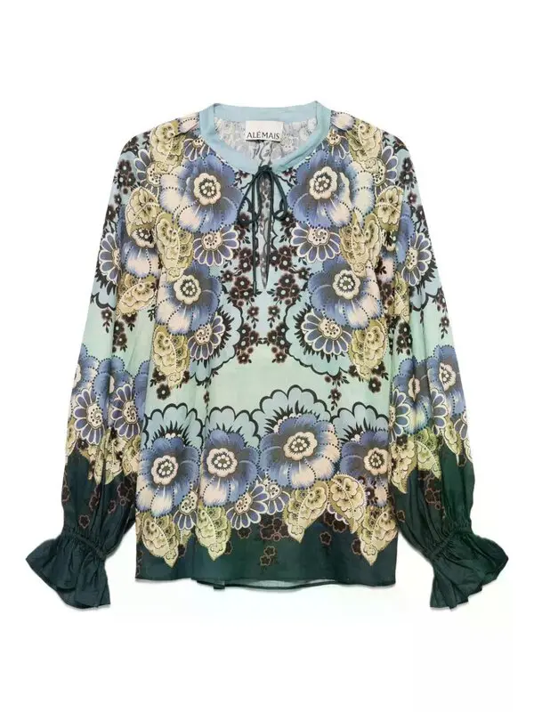 ALEMAIS Madalena Floral-print Blouse