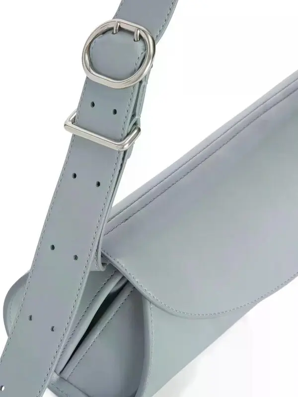 JIL SANDER Small Cannolo Shoulder Bag - Grey