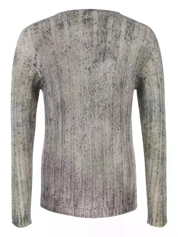 Giorgio Armani Mélange V-neck Sweater