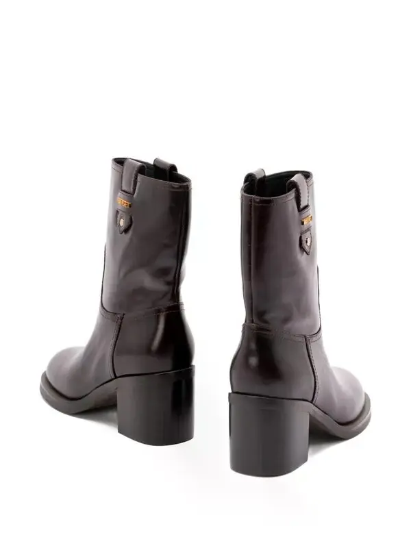 TWINSET Block-heel Leather Boots