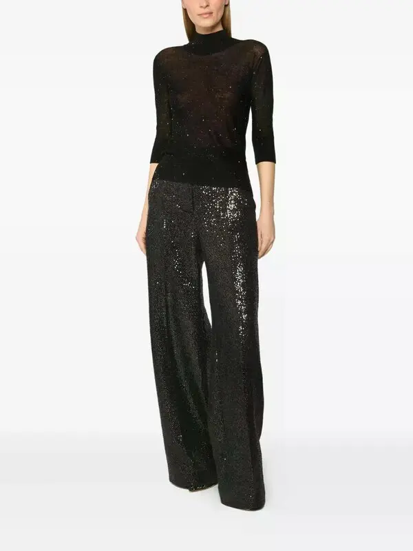 GENNY Sequin-embellished Top