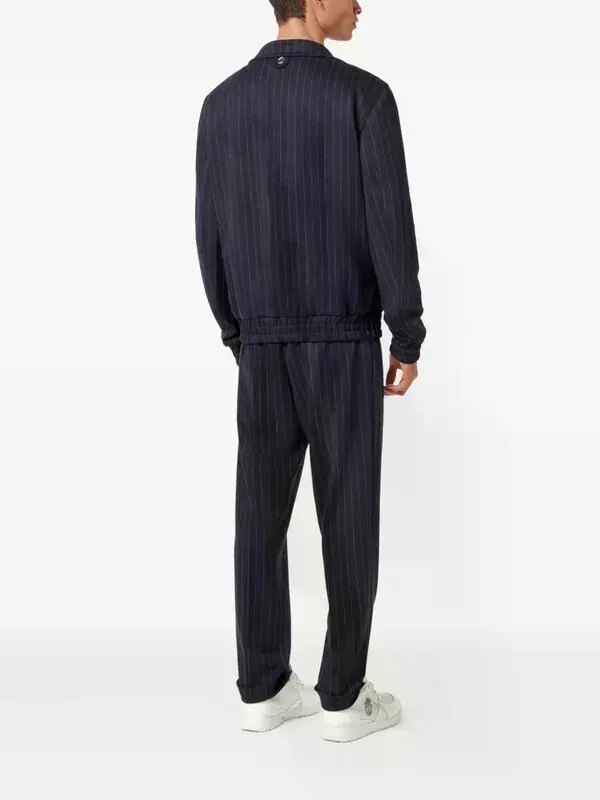 BILLIONAIRE Pinstripe Zip-up Jacket