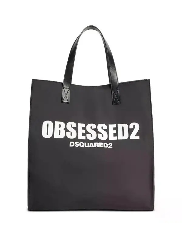 Dsquared2 Logo-print Shoulder Bag - Black
