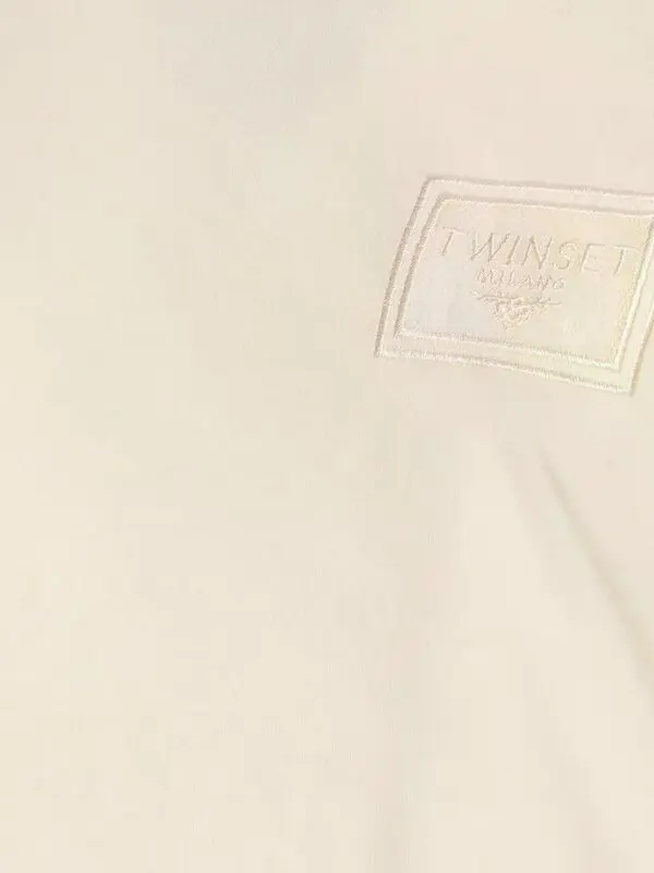 TWINSET Embroidered Logo T-shirt