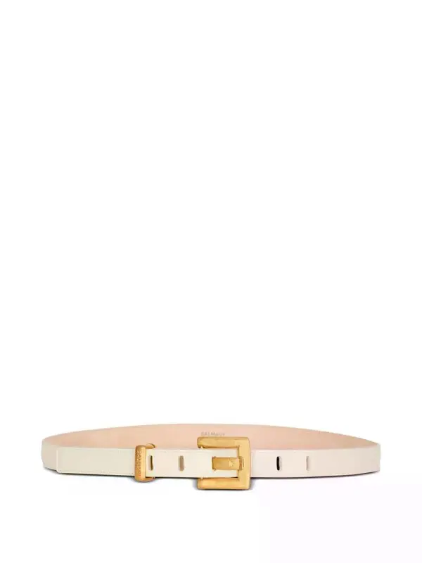 Balmain Anthem Belt - White