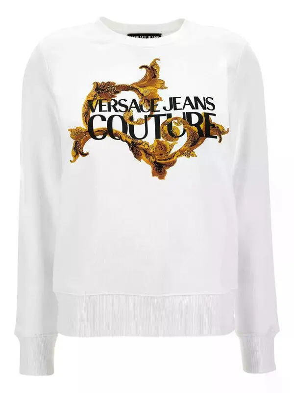 Versace Logo-print Sweatshirt - White