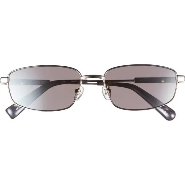 Jacquemus The Sera Aviator Sunglasses - Silver/metallic Gun/silver
