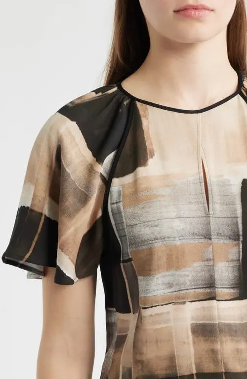 BOSS Bivalia Flutter-sleeve Top - Open Misc