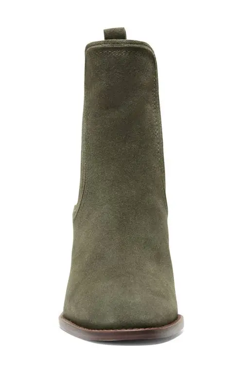 Cole Haan Janelle Chelsea Boot - Olive Night Suede