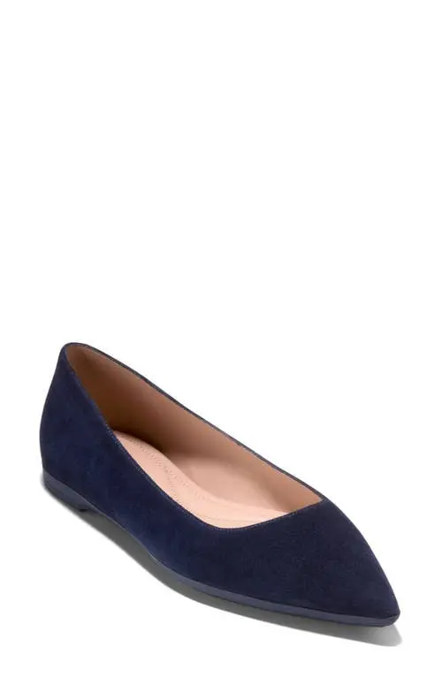 Cole Haan Grand Ambition 2.0 Ballet Flat - Midnight Moon Suede