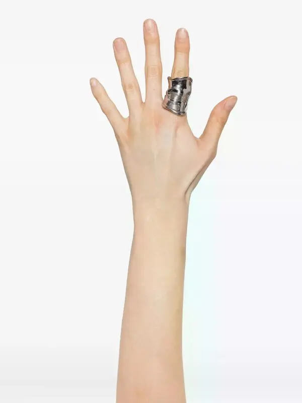 JEAN PAUL GAULTIER Crushed Can Ring