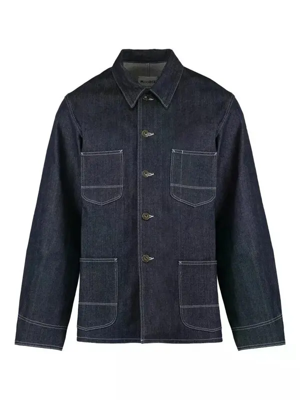 MOORER Four-pocket Cotton Shirt