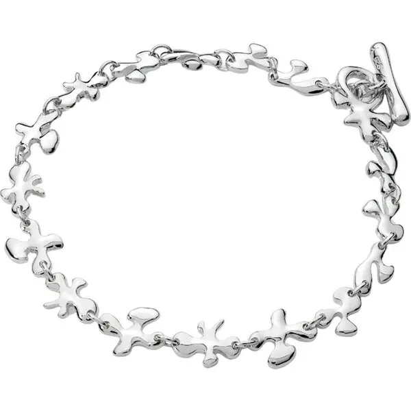 LUCY QUARTERMAINE Splash Link Bracelet - Sterling Silver