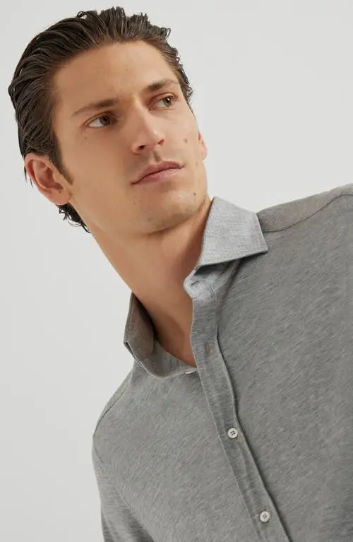 Brunello Cucinelli Lightweight Jersey Shirt - Grey