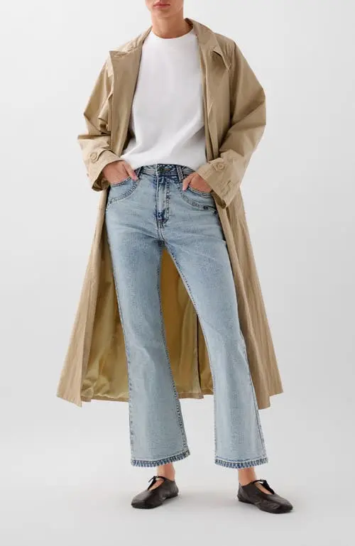SCALPERS Ankle Stitching Denim Pant