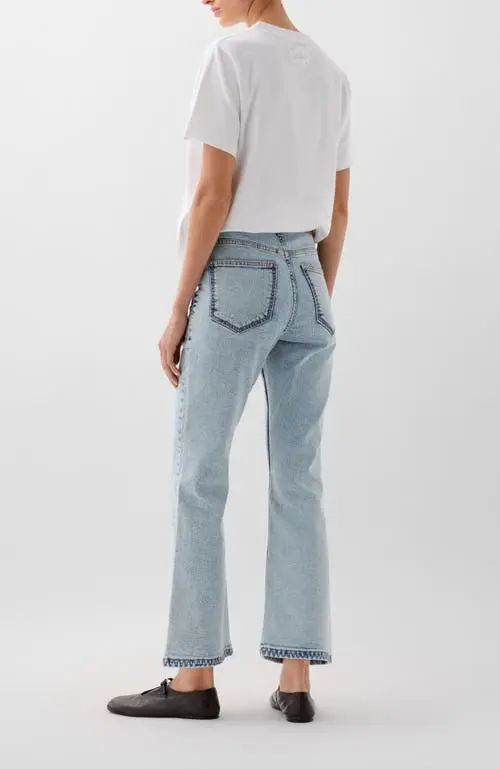 SCALPERS Ankle Stitching Denim Pant