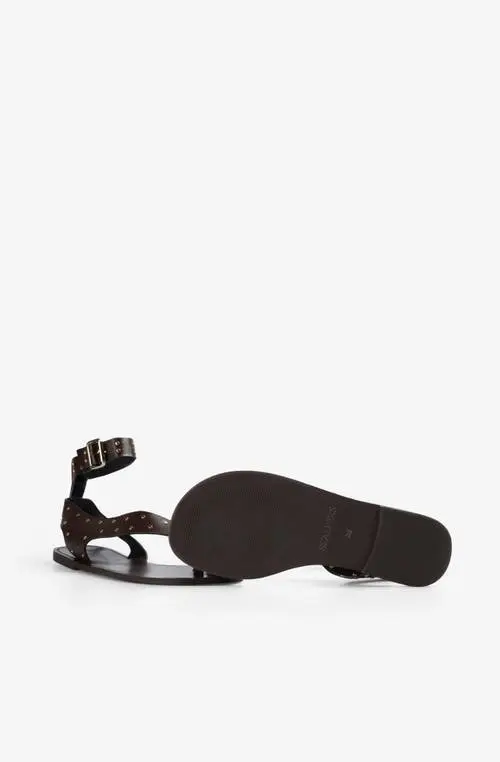 SCALPERS Atenas Studs Leather Sandals