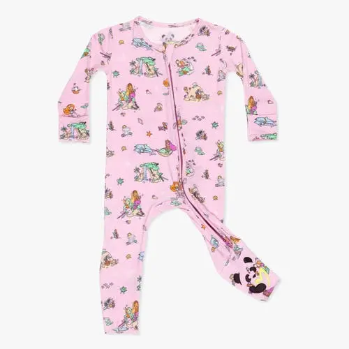 BELLABU BEAR Baby Convertible Footie - Mermaid Lagoon
