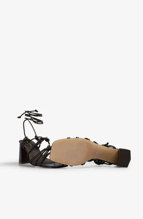 SCALPERS Braid Cord High Heel Sandals