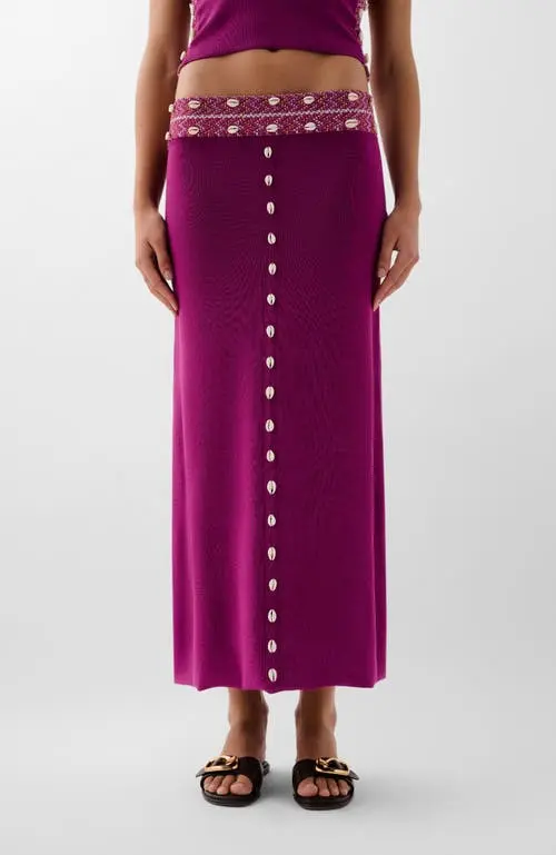 SCALPERS Long Knit Skirt
