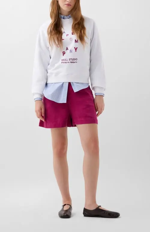 SCALPERS Multiletter Embroidered Sweater - White