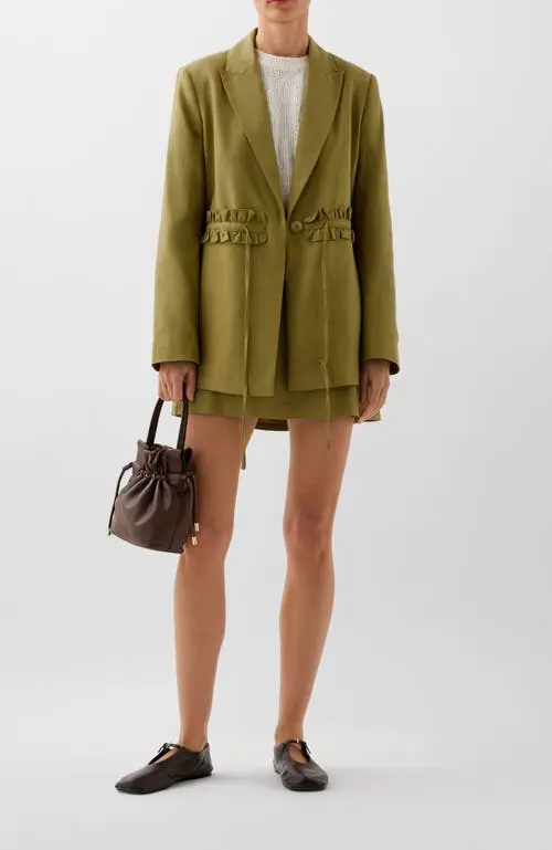 SCALPERS Ruffle Prep Blazer