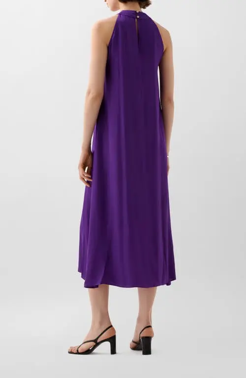 SCALPERS Slip Cross Midi Dress - Purple