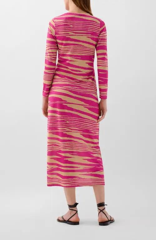 SCALPERS Zebra Print Jersey Dress