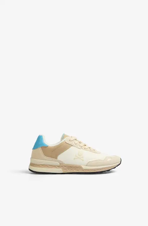 SCALPERS Harry Sneakers - Beige-blue
