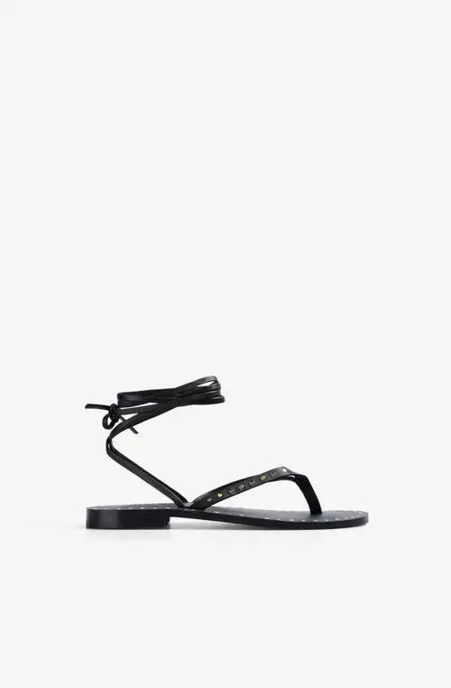 SCALPERS Bari Studs Sandal - Black