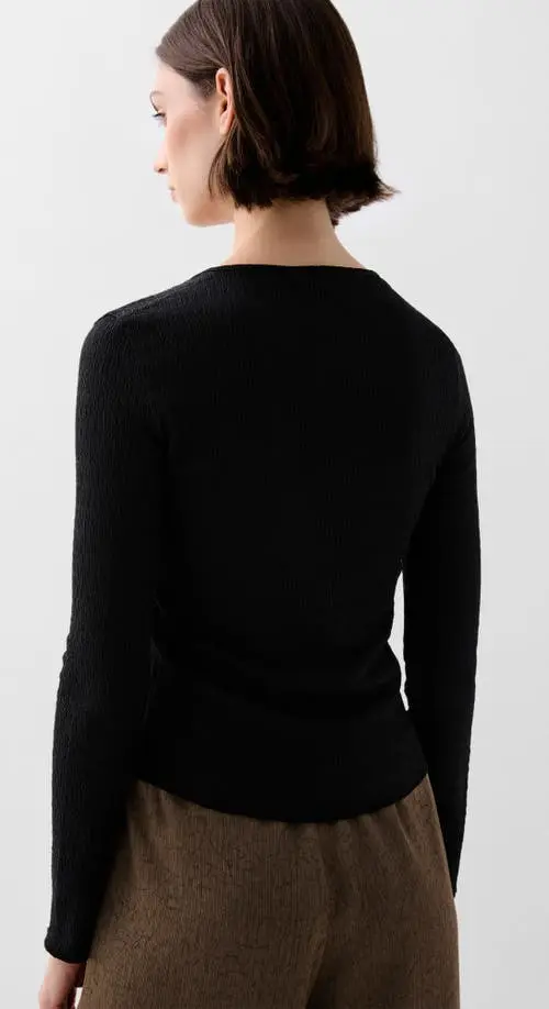 SCALPERS Wrinkle Long Sleeve Tee