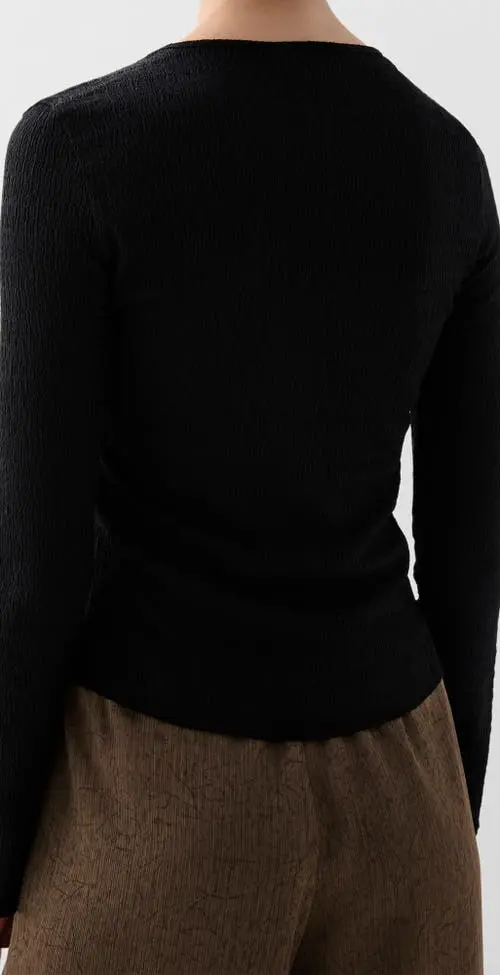 SCALPERS Wrinkle Long Sleeve Tee