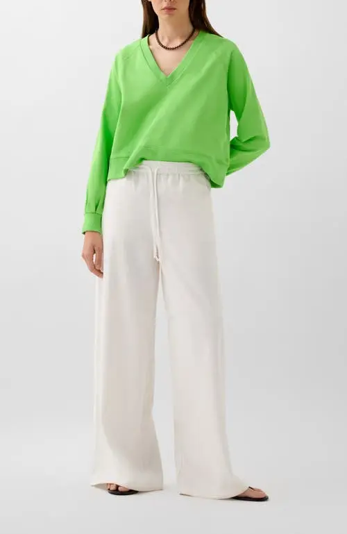 SCALPERS V-neck Long-sleeve Sweatshirt