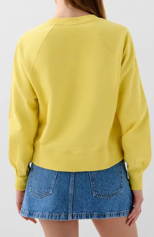 SCALPERS V-neck Long-sleeve Sweatshirt - Yellow