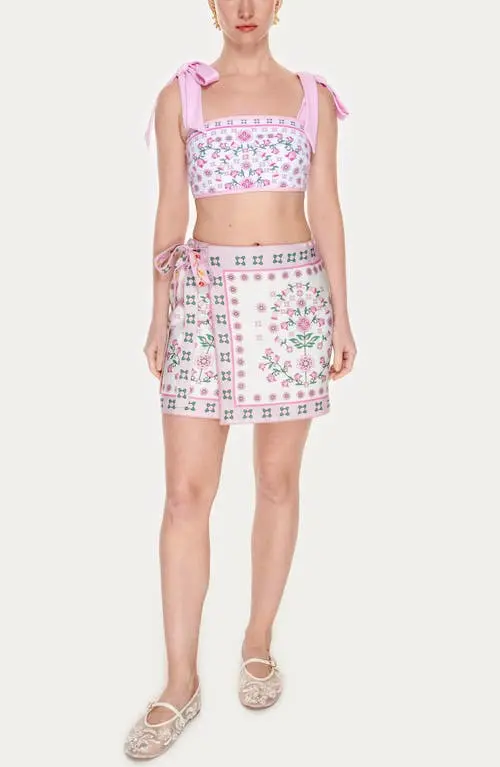 JESSIE ZHAO NEW YORK Swim Cover Up Skirt- Blossom - Pink