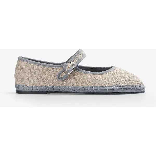 SCALPERS Rustic Strap Slipper - Silver