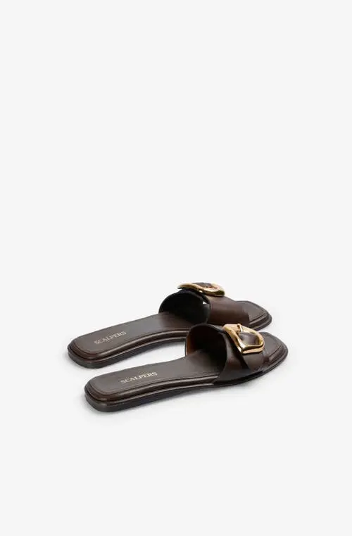 SCALPERS Flat Buckle Sandals