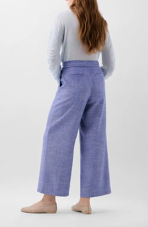 SCALPERS Linen Studs Pant - Indigo