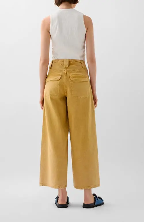 SCALPERS Culotte Denim Pants - Mustard