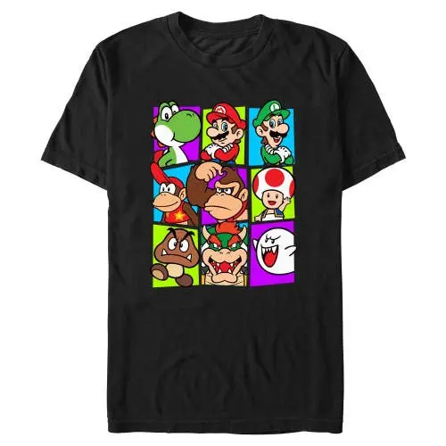 NINTENDO Mario Cast Graphic T-shirt