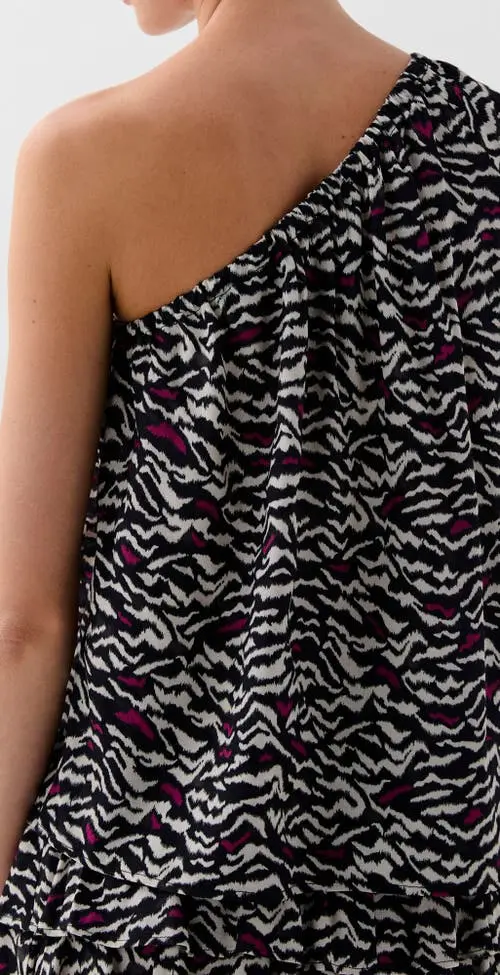 SCALPERS Ruffle Mini Shirt