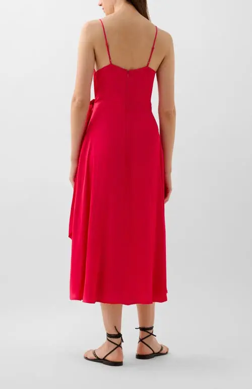 SCALPERS Slip Knot Midi Dress - Raspberry