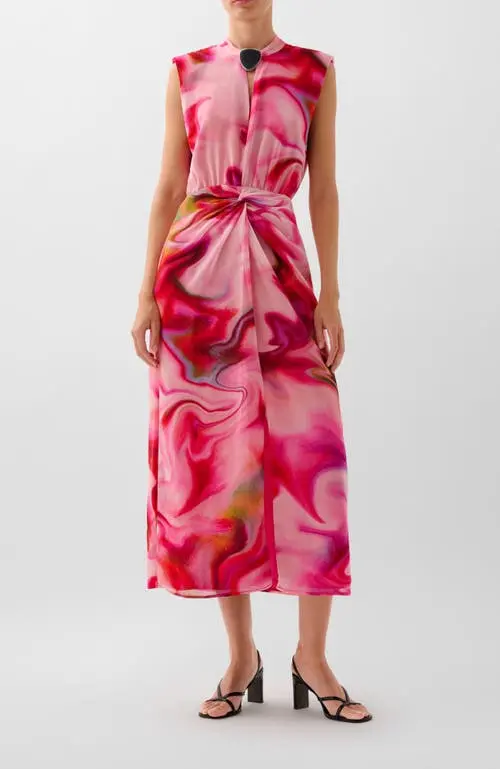 SCALPERS Printed Flowy Tie Dress