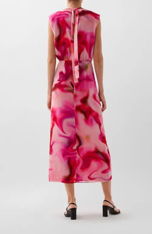 SCALPERS Printed Flowy Tie Dress