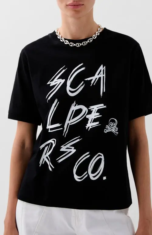 SCALPERS Name Sign Tee - Black