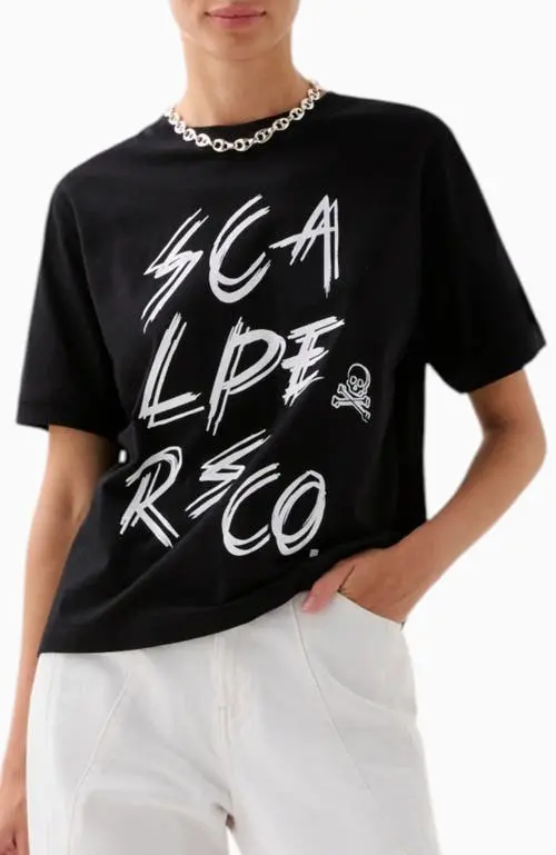 SCALPERS Name Sign Tee - Black